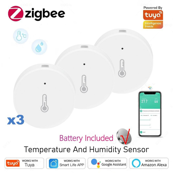 Характеристики Умный датчик температуры и влажности Zigbee 3.0 ...