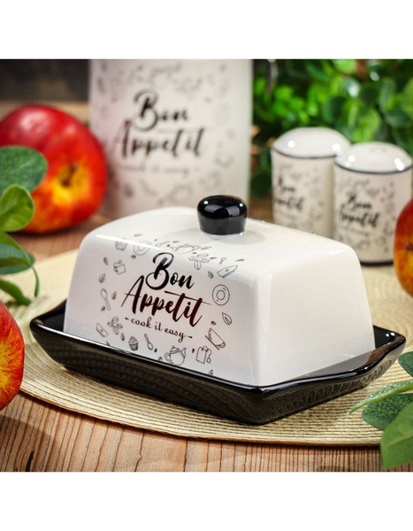 Масленка Daniks Бон Аппетит, доломит, 19,7x12,5 см - купить с доставкой по выгодным ценам в ...