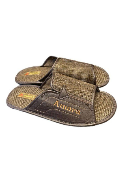 Тапочки AMORA - купить с доставкой по выгодным ценам в интернет-магазине OZON (1625562188)