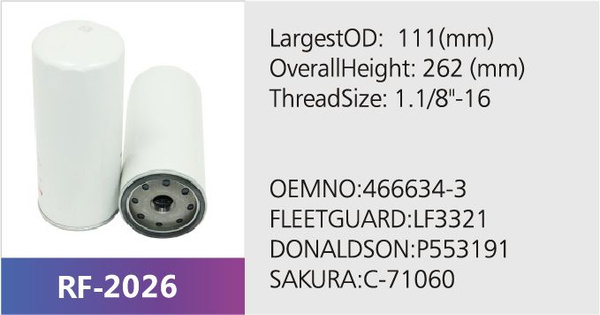 Фильтр масляный RF NATIVE TECHNOLOGIES RF-2026 (1/12) - купить по выгодным ценам в интернет ...