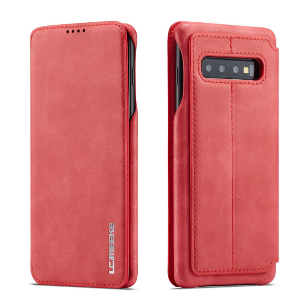 LCIMEEKE Чехол для Samsung Galaxy S10 Кожаный Чехол защитный на Самсунг ...
