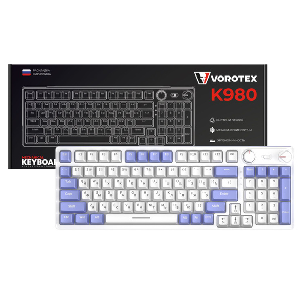 Механическая клавиатура VOROTEX Vorotex_K680 купить по низкой цене: отзывы, фото, характеристики ...