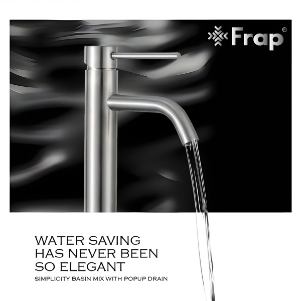 Смеситель Frap раковинка Нержавеющая сталь, Металл Аэратор, Гибкая подводка - купить по выгодным ...