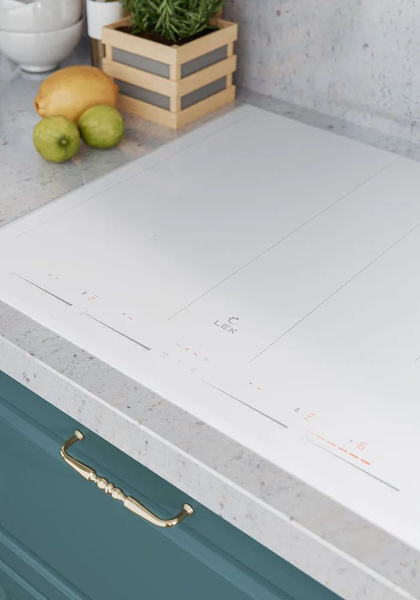 Индукционная варочная панель Lex EVI 641C WH, функция Boost, мощность 7000 Вт, FlexZone, белая ...