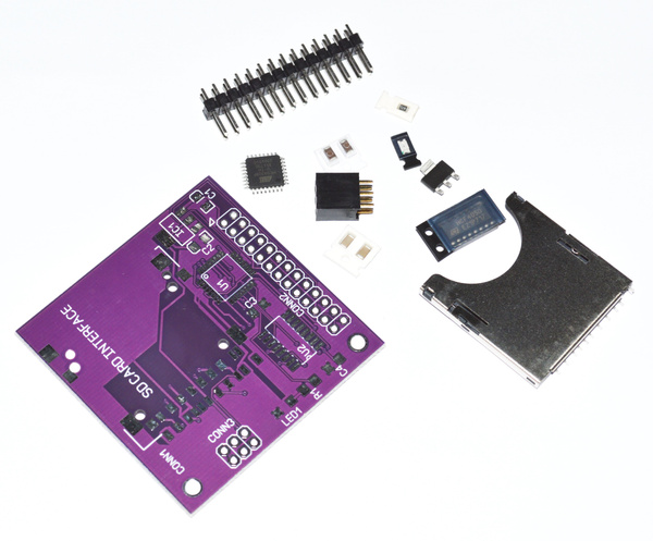 Адаптер SD Card для Радио-86 РК SRAM Purple DIY - купить с доставкой по ...