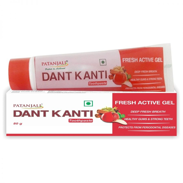Зубная паста - гель с аюрведическими травами Dant Kanti Fresh Active ...