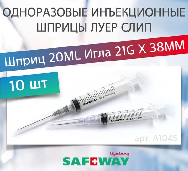 Характеристики Шприцы инъекционные однократного применения стерильные ...