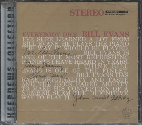 CD Evans, Bill - Everybody Digs Bill Evans (Компакт диск) - купить по ...