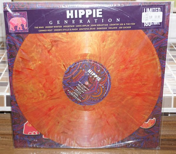 Виниловая пластинка Various - Hippie Generation (Coloured LP) - купить ...