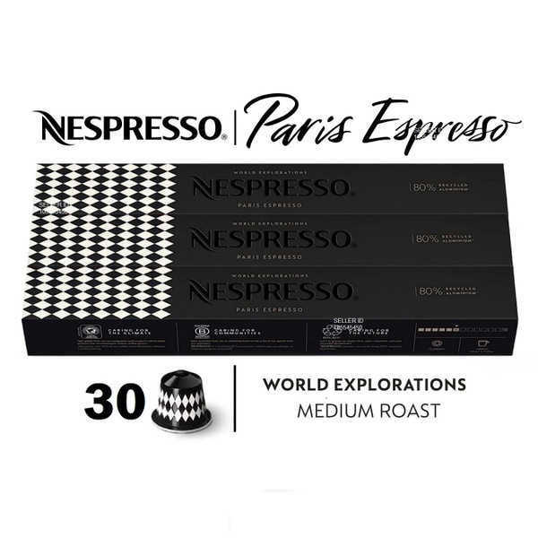 Набор кофе Nespresso PARIS Espresso, 30 капсул (3 упаковки) - купить с ...