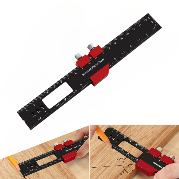 FNICEL Линейка/угольник 200мм х 25мм, Алюминий купить на OZON по низкой ...