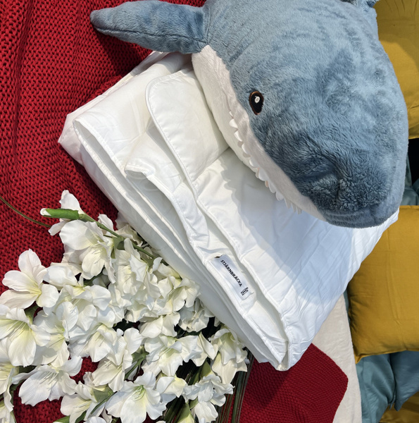 Одеяло IKEA Стэрнбрэкка, 150x200, Летнее, с наполнителем Полиэстер ...