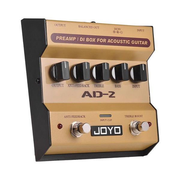 Характеристики JOYO AD-2 Портативный предусилитель DI Box Педаль ...