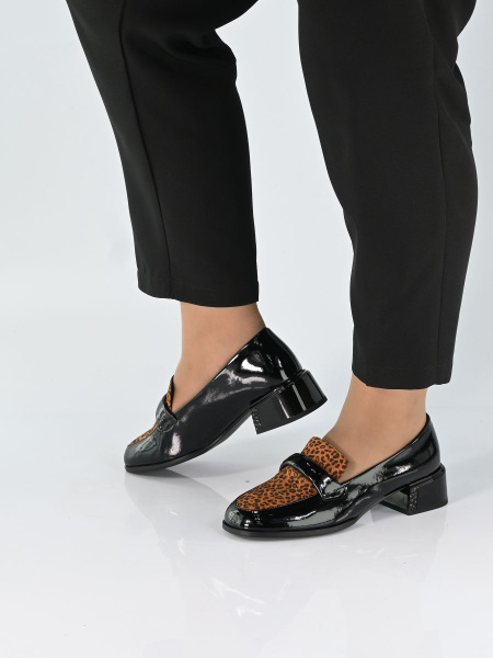 Туфли Женский Ascalini Кожа натуральная лакированная, размер 42 Стандартный низкий (до 4 см) 9 ...