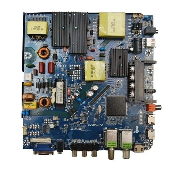 Материнская плата CV512H-U50, для телевизора BBK 50LEM-1027/FTS2C - купить с доставкой по ...