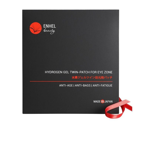 ENHEL HYDROGEN GEL TWIN-PATCH FOR EYE ZONE 10 PACK Водородные гелевые ...