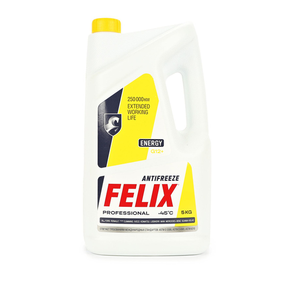 Антифриз FELIX Energy желтый G12+ 5л. купить по выгодной цене в ...