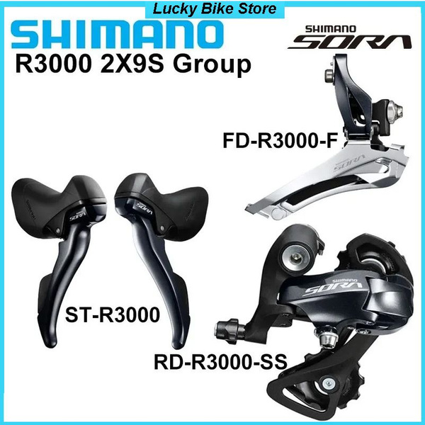 Шоссейный комплект переключения Shimano Sora R3000, 2x9 скоростей ...