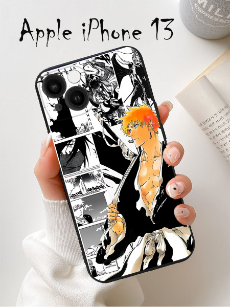 Чехол на iphone 13 аниме Блич, Bleach, Ичиго Куросаки - купить с доставкой по выгодным ценам в ...