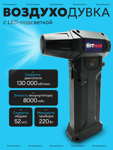 Воздуходувка для розжига, вентилятор для гриля, для костра, раздуватель ...