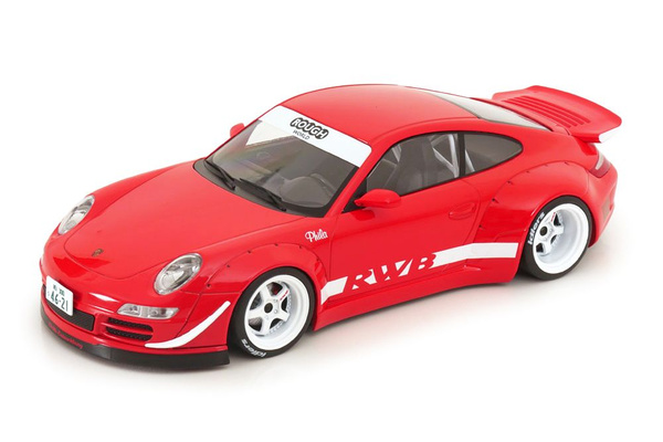 Модель коллекционная Porsche 911 (997) rwb red white купить на OZON по ...