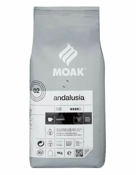 Кофе в зернах Moak Andalusia 1кг Италия - купить с доставкой по ...
