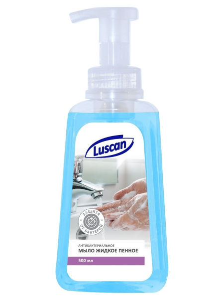 Luscan Мыло жидкое Антибактериальное, флакон, 500 мл купить на OZON по низкой цене (901355721)