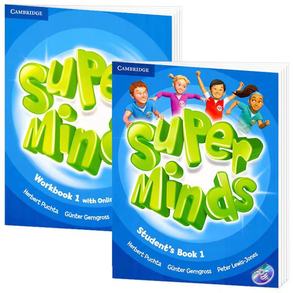 Super Minds 1 набор Students book + WorkBook + CD (first edition ...