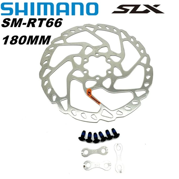 Тормозной диск Shimano RT66, 180мм, крепление 6 болтов - купить с ...