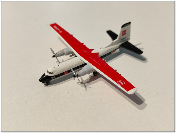 Модель коллекционная Handley page herald 100 bea g-apwa (длина 5,78 см ...