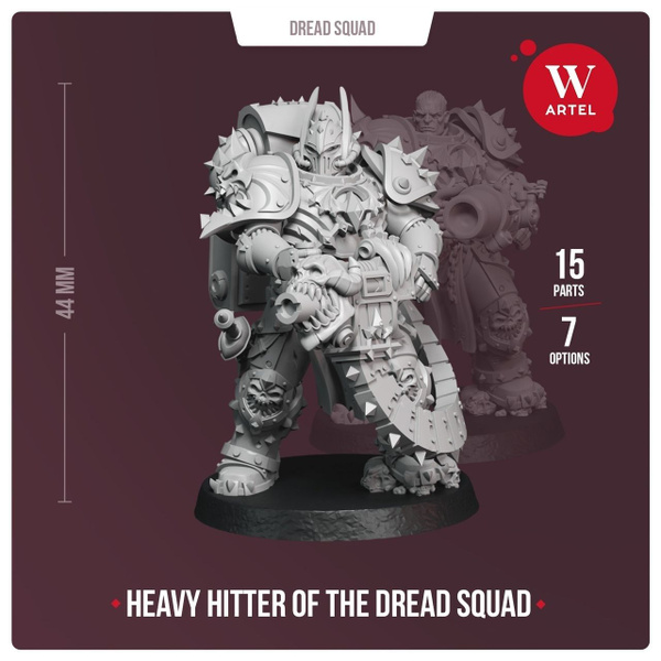 Характеристики Миниатюра Heavy Hitter of the Dread Squad 2.0 подробное описание товара. Интернет ...