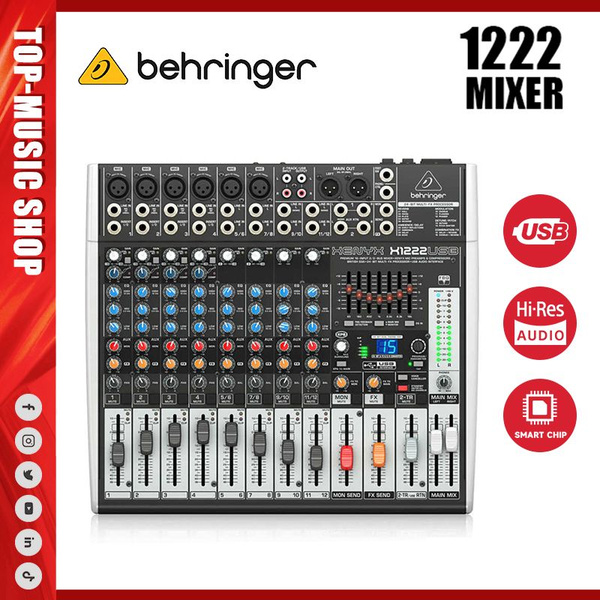 Микшерный пульт Behringer QX1222USB купить на OZON по низкой цене ...