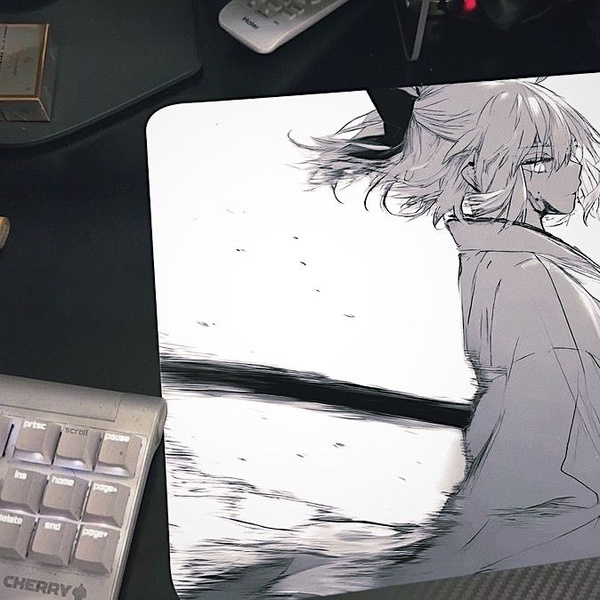 Atom Коврик для мыши ATOM x Game Pad, M, черно-серый - купить с доставкой по выгодным ценам в ...