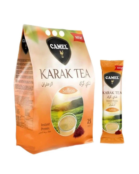 Karak Tea Saffron - бедуинский молочный карак чай с шафраном в ...