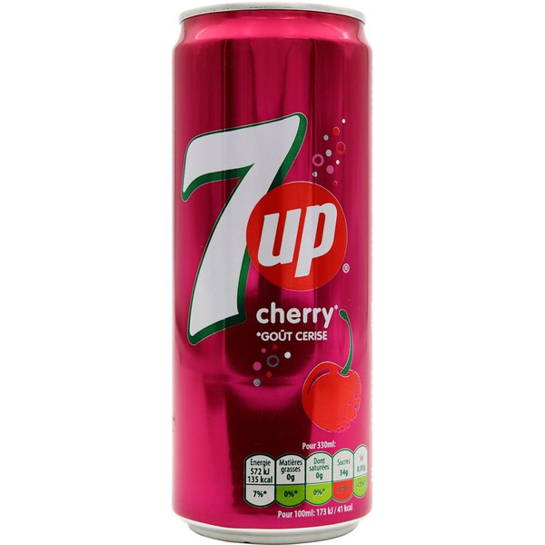 7Up Cherry напиток газированный вишня 330 мл - купить с доставкой по ...