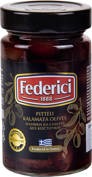 Оливки Federici Каламата без косточки, 300 г купить на OZON по низкой цене (1705053825)