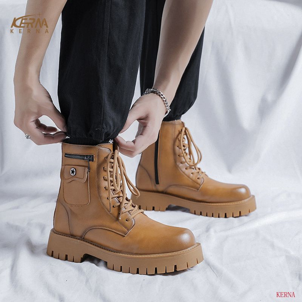 Кроссовки Мужской KERNA Натуральная кожа Бег, размер 43 R (средняя) Зима Шнурки Стандартный ...