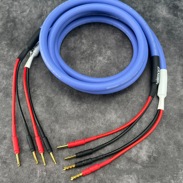 Кабель 3.5 мм NeoTech Cable Taiwan Neotech NES800K Кабель динамиков 6N ...