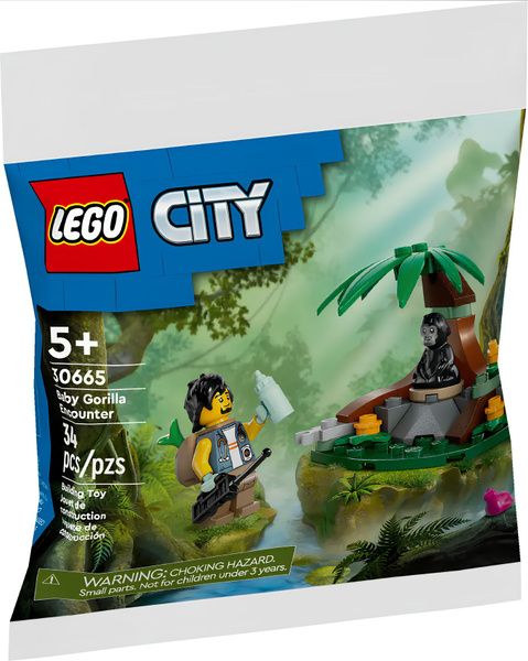 Конструктор LEGO City 30665 Встреча с детенышем гориллы - купить с ...