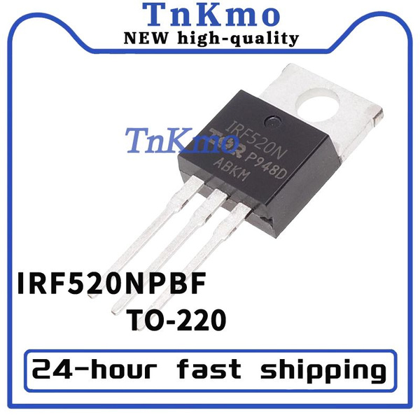 10 шт./лот IRF520NPBF TO-220 IRF520N TO220 100V 9.7A N-канальный МОП ...