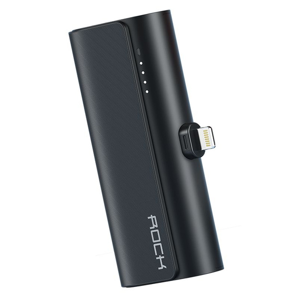 Внешний аккумулятор ROCK P82 Lightning PD Power Bank 4800mAh черный ...