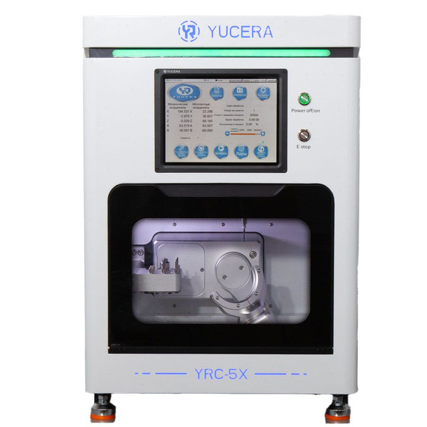5-осевой фрезерный станок для сухой обработки Yucera YRC-5X , оборудование для стоматологии ...