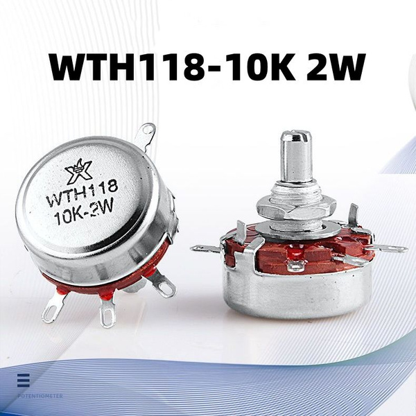 Характеристики WTH118-1A 2W 10K Потенциометры из углеродной пленки ...