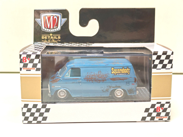 Характеристики Машинка M2 MACHINES 1/64 1973 Chevrolet Van G10 Blue ...