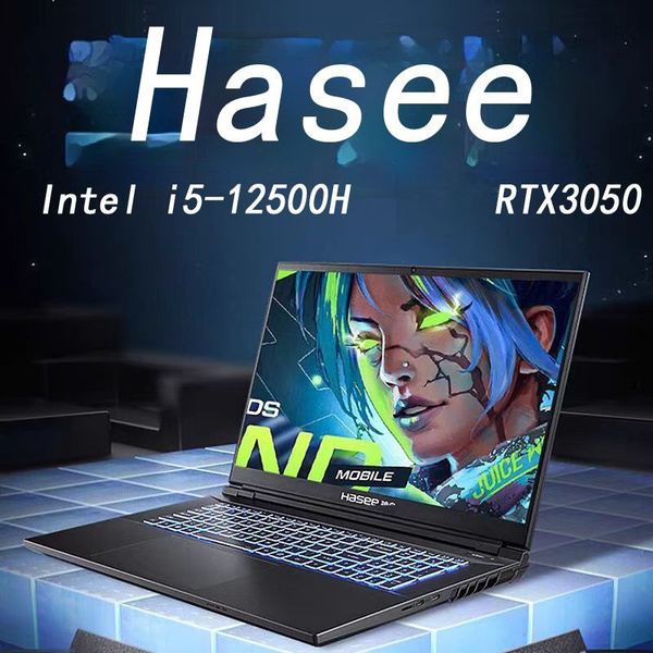 Игровой ноутбук Hasee Hasee-12500-3050, черный матовый купить по низкой ...