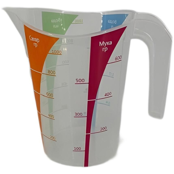 Емкость мерная Elfplast, 1000 мл, ABS пластик, прозрачный купить c доставкой на OZON по низкой ...