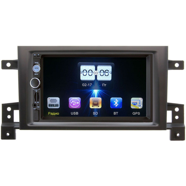 Магнитола в штатное место 2 din Suzuki Grand Vitara 3 2005-2015 OEM (D809-1-RPSZES3d-14) без ...