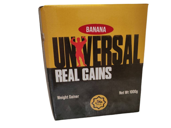 Гейнер Universal Real Gains 1 кг купить на OZON по низкой цене (1748302835)