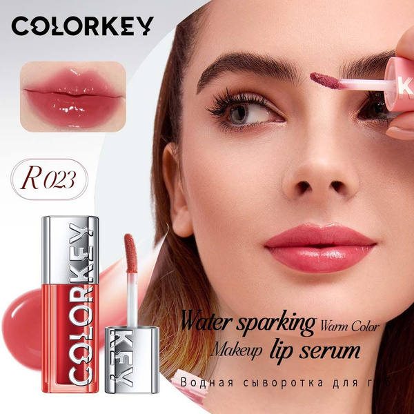 Блеск для губ COLORKEY Водная сыворотка для губ Увлажняющий ...