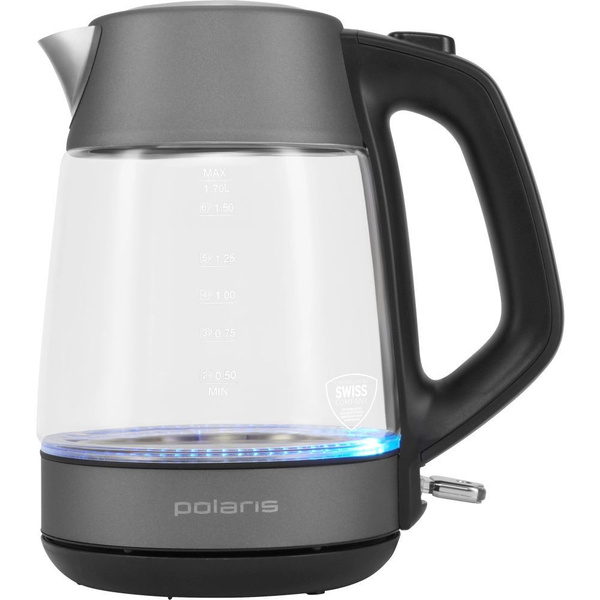 Чайник электрический Polaris PWK 1760CGL графит, стекло/металл купить ...
